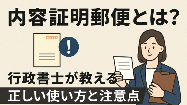 内容証明郵便とは？行政書士が教える正しい使い方と注意点｜当日作成可能♪契約書作成サポートサービス｜coconalaブログ